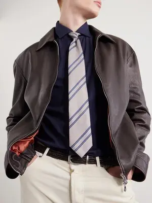 Brunello Cucinelli Herringbone Cotton And Lyocell-blend Shirt