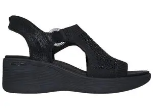 Sketchers Slip-ins Martha Stewart Pierlite Park Path Sandals - Black
