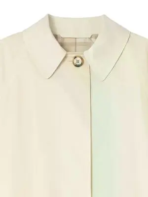 Burberry Long Tropical Gabardine Car Coat