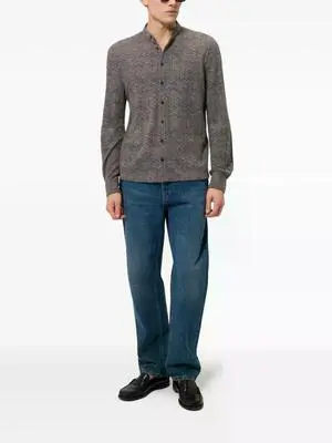 Missoni Cashmere And Viscose Shirt With Band Collar