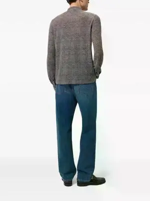 Missoni Cashmere And Viscose Shirt With Band Collar