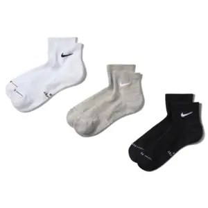 Nike Everyday Elevated Ankle Socks 3 Pairs - Multicolor