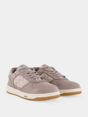 Dior High Top Sneakers With Monogram Detail