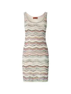 Missoni Zigzag-knit Scoop-neck Dress