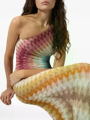 Missoni Zigzag One-shoulder Dress