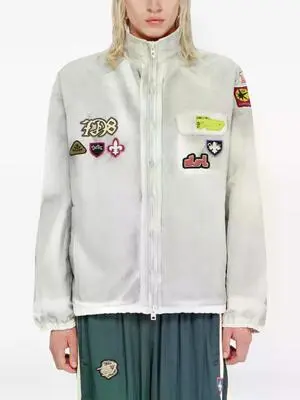 DIESEL® Windbreaker With Trompe L’oeil Patches