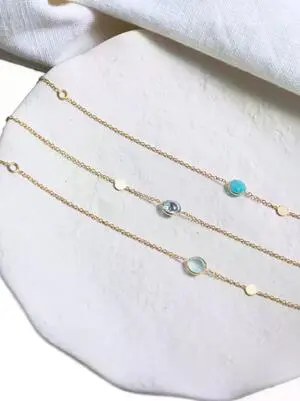 AUREE JEWELLERY Salina Gemstone Bracelet - Gold