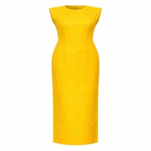 Chuks Collins Sleeveless Fitted Column Dress