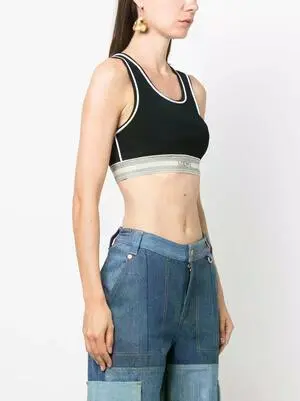 Loewe Cropped Stripe Detail Top