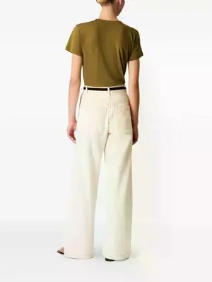 Another Tomorrow V-neck Organic Cotton T-shirt