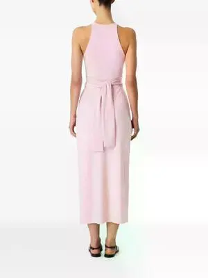 Another Tomorrow Tie Midi Dress