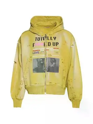 Astrum Tfu Zip Graphic-print Hoodie