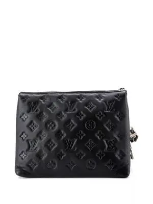 LOUIS VUITTON Coussin Pm Monogram Embossed Lambskin Crossbody Bag