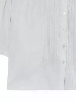 LOW CLASSIC Pintuck High-neck Blouse