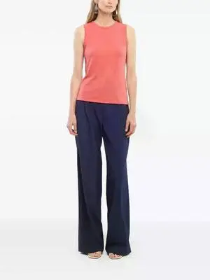 Another Tomorrow Sleeveless Organic Cotton T-shirt