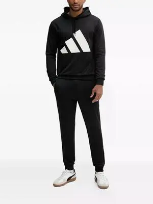Adidas Logo Print Tracksuit - Black
