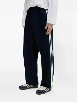 Adidas Firebird Stripe Logo Trousers - Blue