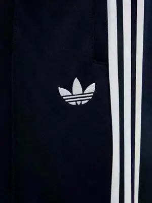 Adidas Firebird Stripe Logo Trousers - Blue