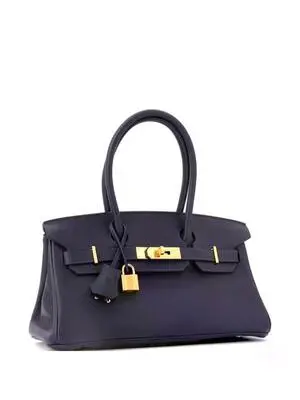 Hermès Light Birkin Bag Evercolor 29 Shoulder Bag - Grey