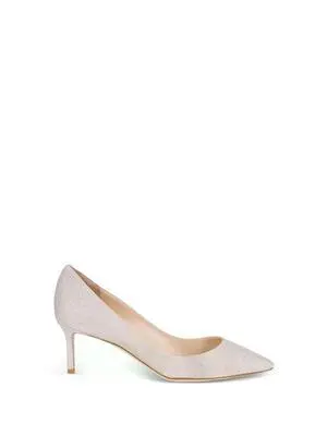 JIMMY CHOO Romy Glitter Pumps - Silver