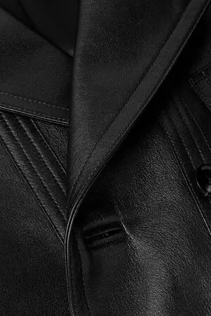 TOM FORD Leather Peacoat