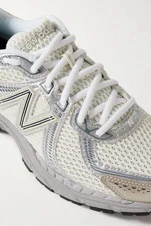 NEW BALANCE 860v2 Ceres Rubber And Leather Trimmed Mesh Sneakers