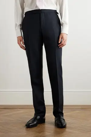 TOM FORD O'connor Straightleg Textured Stretchwool Suit Pants