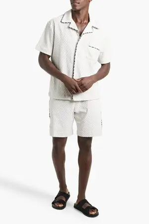 Missoni Crochet-knit Cotton-blend Terry Shorts