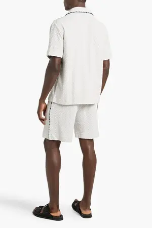 Missoni Crochet-knit Cotton-blend Terry Shorts