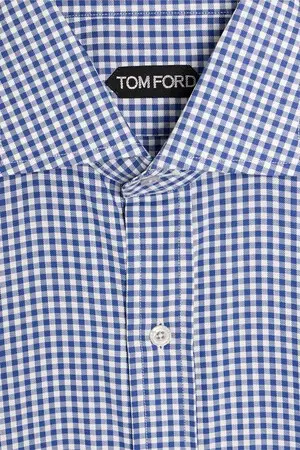 TOM FORD Gingham Cottonpoplin Shirt