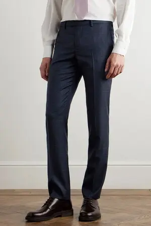 Paul Smith Straightleg Checked Wool Suit Pants