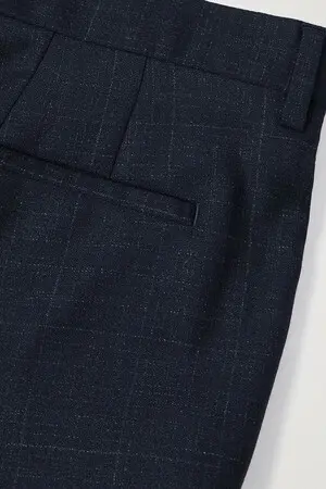 Paul Smith Straightleg Checked Wool Suit Pants