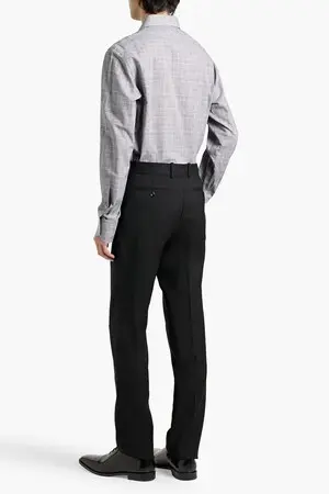 TOM FORD Prince Of Wales Checked Cottonpoplin Shirt