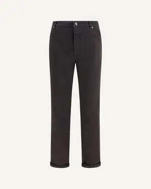 Brunello Cucinelli Cotton Jeans With Turn-up Hem