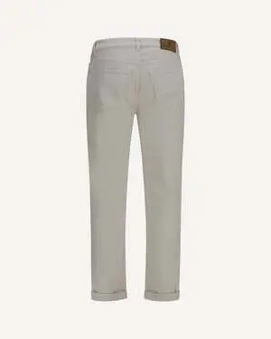 Brunello Cucinelli Jeans With Turn-up Hem