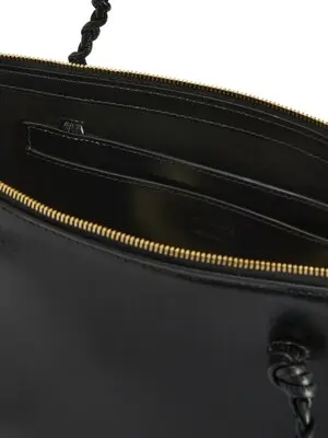 JIL SANDER Tangle Leather Shoulder Bag