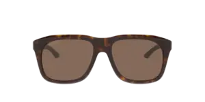 Gucci Tortoiseshell Rectangular Full Rim Sunglasses - Tortoise
