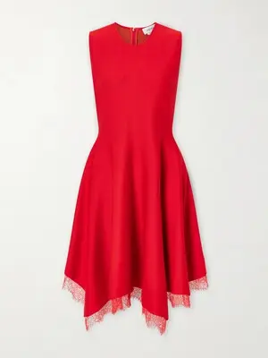 Alexander Mcqueen Plain Day Dresses
