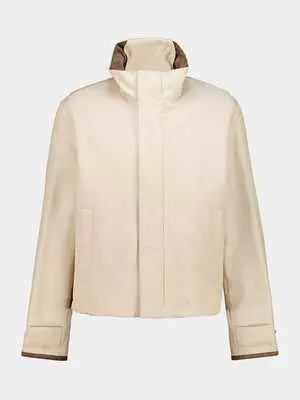 Dior Zip-up Cotton Jacket - Beige