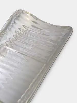 LEITÃO &AMP; IRMÃO Leitão & Irmão Sterling Giant Razor Clam Serving Tray