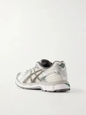Asics Gel-kayano 12.1 Lace-up Mesh And Rubber Sneakers - Silver