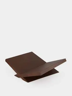 Assouline Walnut Wood And Leather Bookstand - Brown