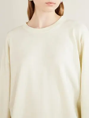 Daughter T-knit Cotton-jersey Sweater