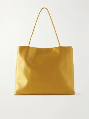 THE ROW Cecily Silk-duchesse Tote - Yellow