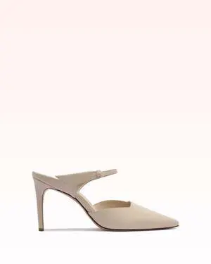ALEXANDRE BIRMAN Clarita Asymmetric Sling Mule - Shell
