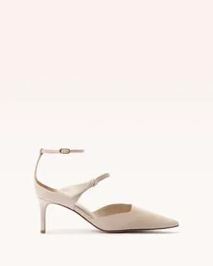 ALEXANDRE BIRMAN Clarita Asymmetric Sling Pump - Shell