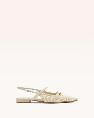 ALEXANDRE BIRMAN Tita Raffia Zig Flat