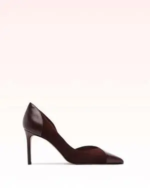 ALEXANDRE BIRMAN Patricia 85 Stiletto Pump - Cherry Lacquer