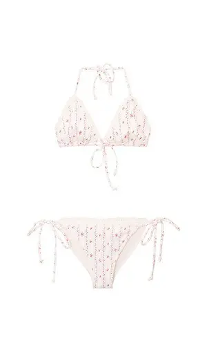 LoveShackFancy Dannie Bikini - Red