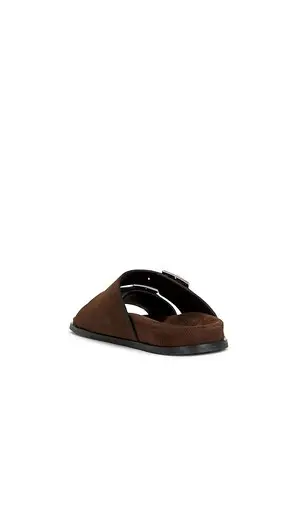 ALOHAS Alba Sandal With Buckle Detail - Brown